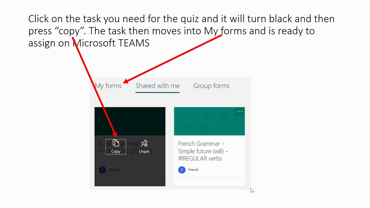 Microsoft Forms - Accessing and Posting Quizzes in Microsoft Teams ...