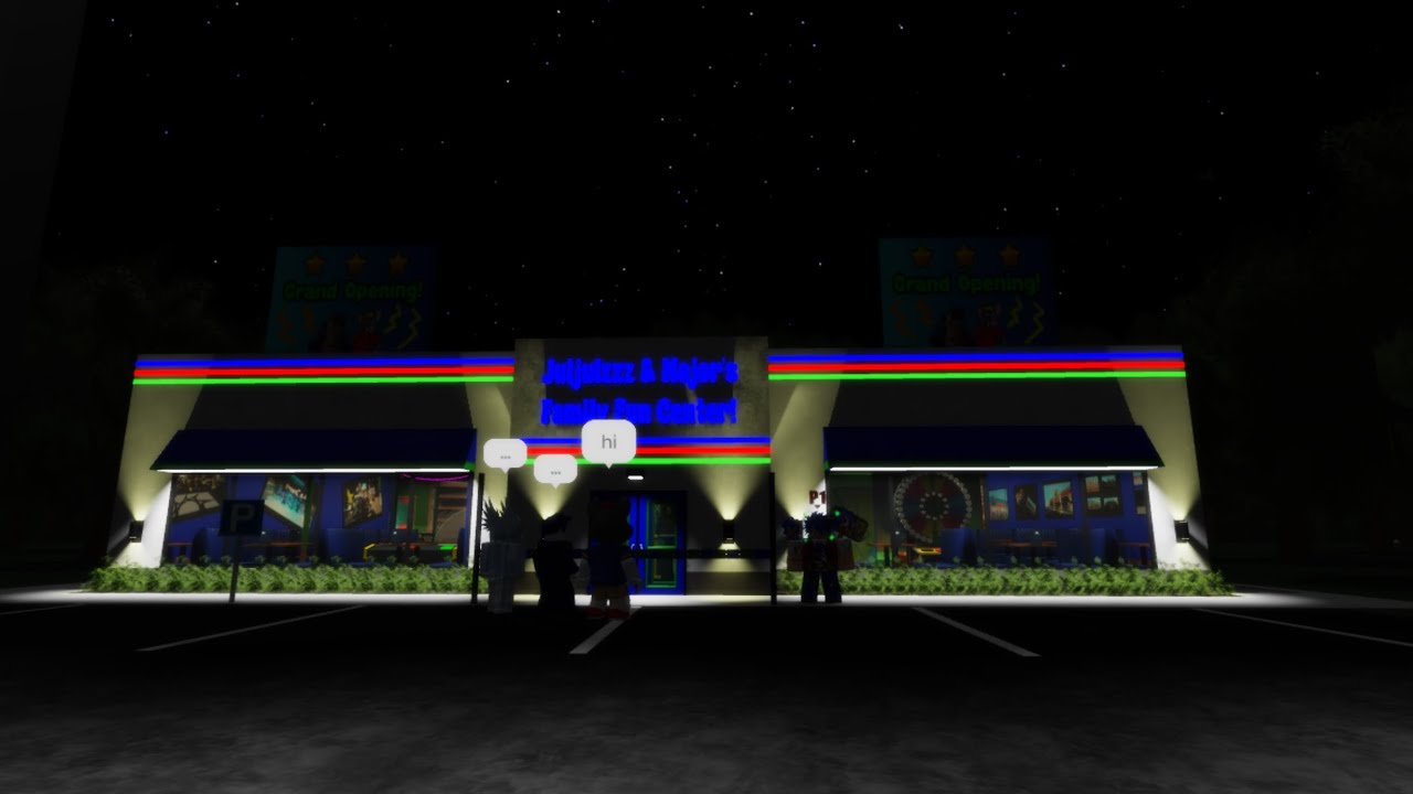 ROBLOX Juljulzzz & Major's Family Fun Center Mars, RBX - Store Tour ...