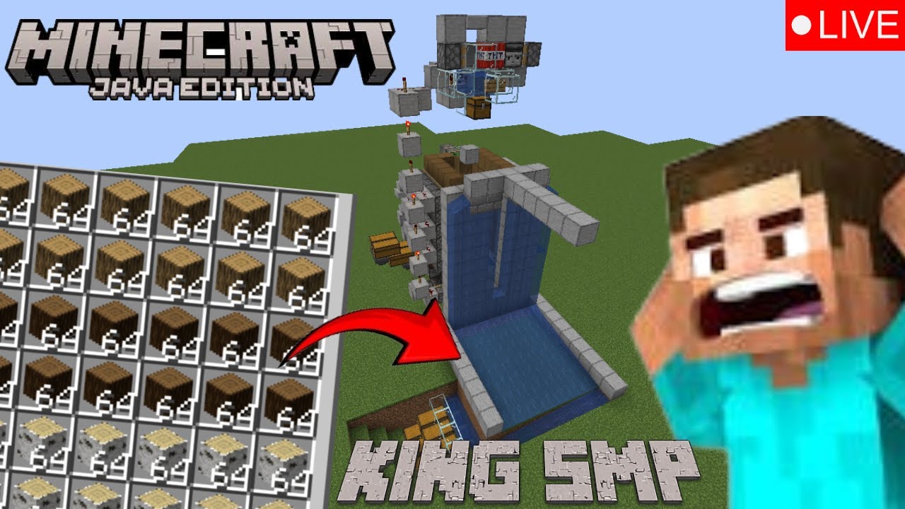 🔴Completing Tree Farm Automatic in King SMP | MINECRAFT JAVA | KING SMP ...