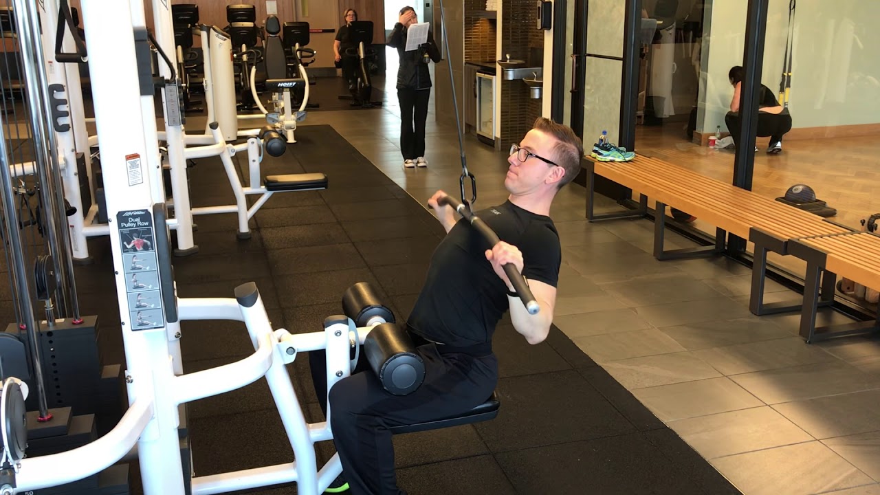 Seated Lat Pulldown (demo) - YouTube