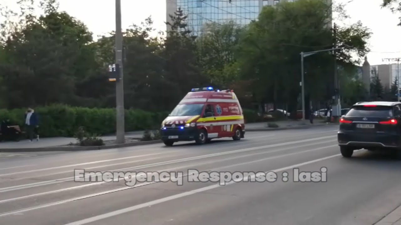 [Mini - Compilation] 5x Ambulanța SMURD B2 EPA Volkswagen T6 (FSV AS ...