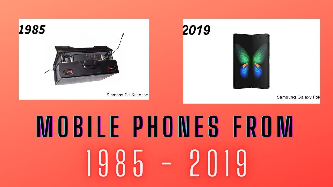 Mobile Phones from 1985 - 2019 - YouTube