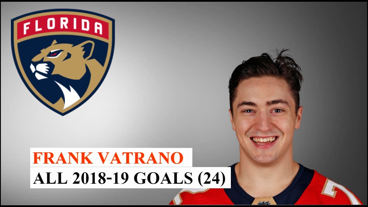 Frank Vatrano (#72) All 24 Goals of the 2018-19 NHL Season - YouTube