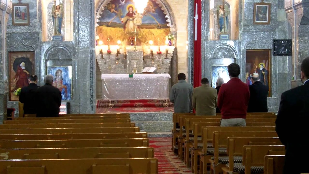 morning prayers at the monastery in Alqosh, Iraq - YouTube
