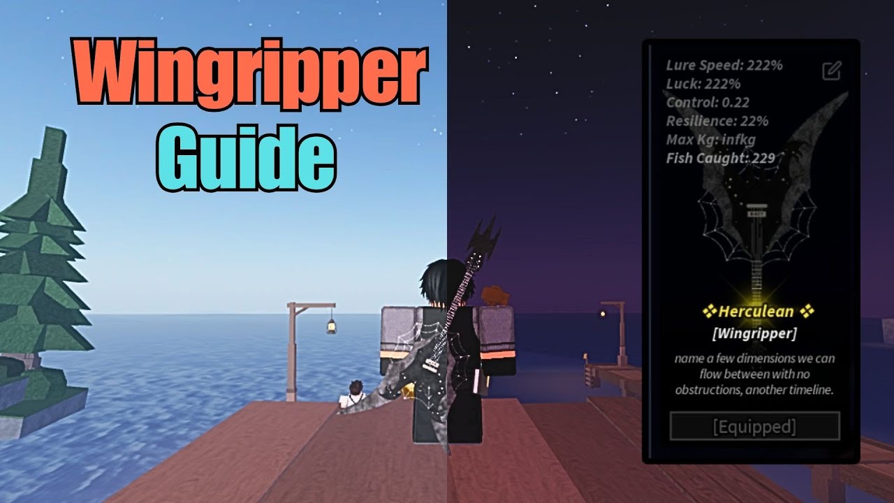 Wingripper Rod Guide in Fisch | Roblox - YouTube