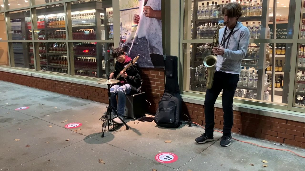 Playing jazz at the LCBO (ft. Isaac Muscat) - YouTube