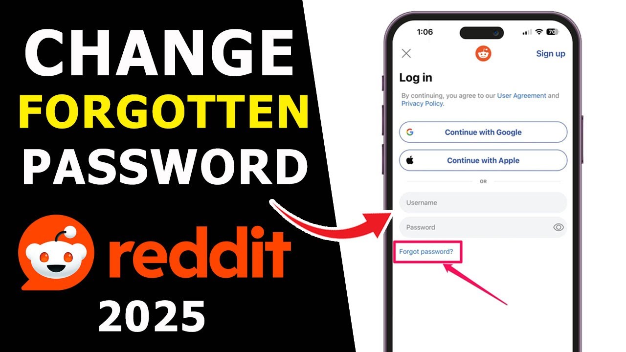 How to Recover Reddit Forgotten Password - Change Reddit Password - YouTube