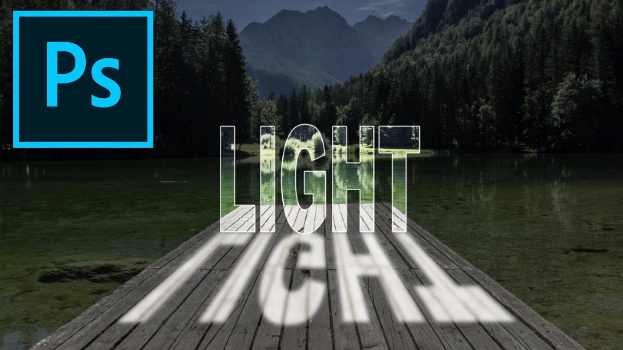 How to make a Light Text Effect - Photoshop Tutorial - YouTube
