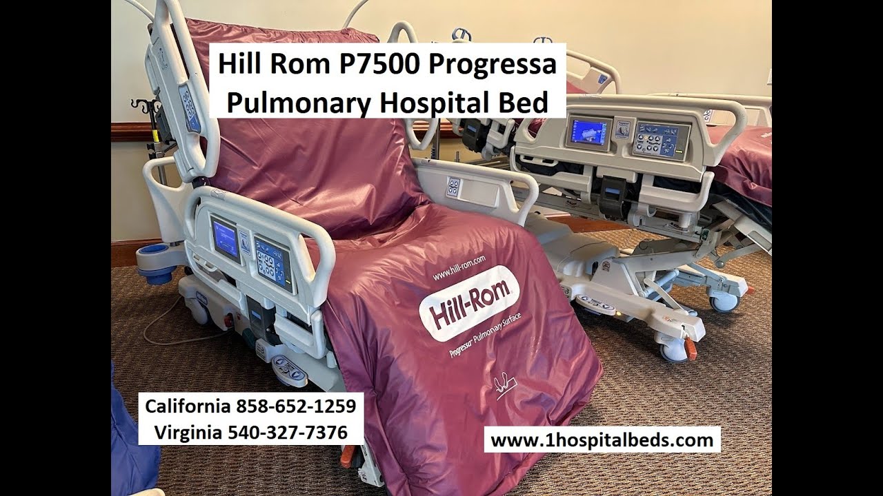 Hill Rom Progressa Bed Refurbished and Other Hospital Bed Models - YouTube
