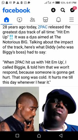 28 years ago 2pac released the greatest diss track of all time,Hit em ...