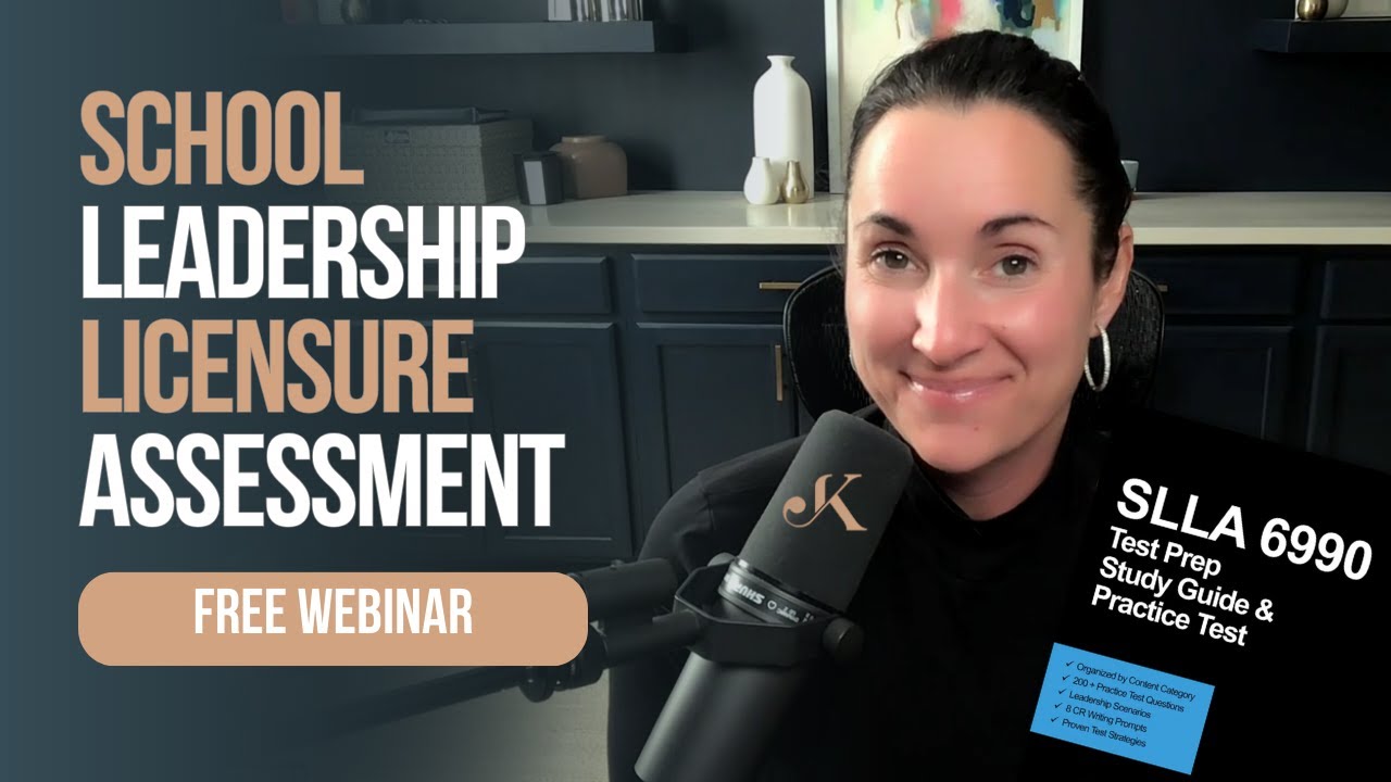 FREE SLLA 6990 and Praxis 5412 Webinar - YouTube