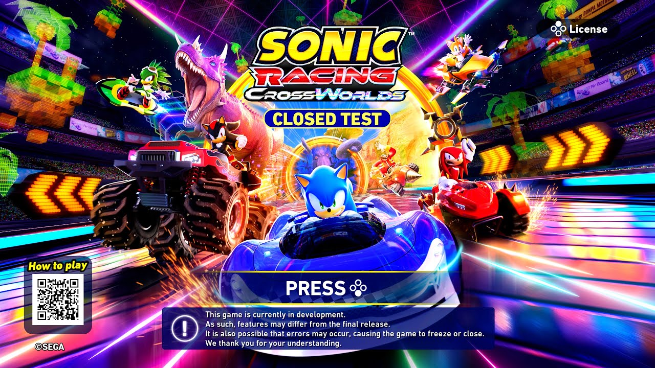 Sonic Racing: CrossWorlds [Closed Beta Gameplay] (No Commentary) - YouTube
