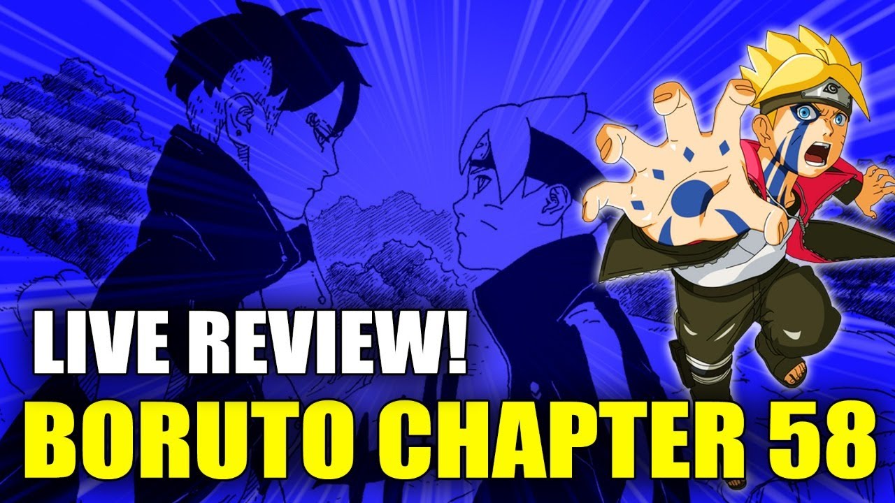 🔴 BORUTO CHAPTER 58 REVIEW | LIVE REACTIONS + READ THROUGH | Road to 7k ...