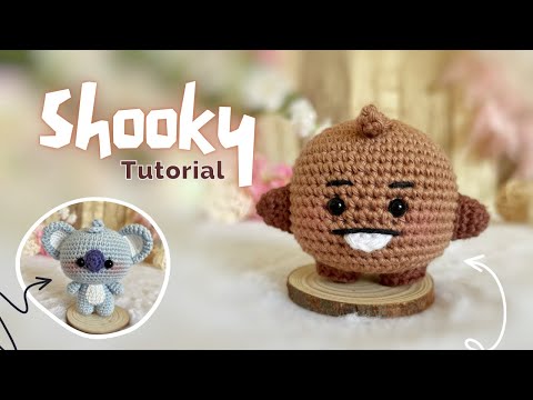 Tutorial: Cómo tejer un adorable amigurumi de Shooky de los BT21