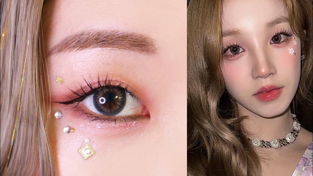 아이들 우기 메이크업🔥우기 금발 스모키메이크업 (G)I-DLE YUQI MAKEUP #우기메이크업 #우기눈화장 #스모키눈화장 ...