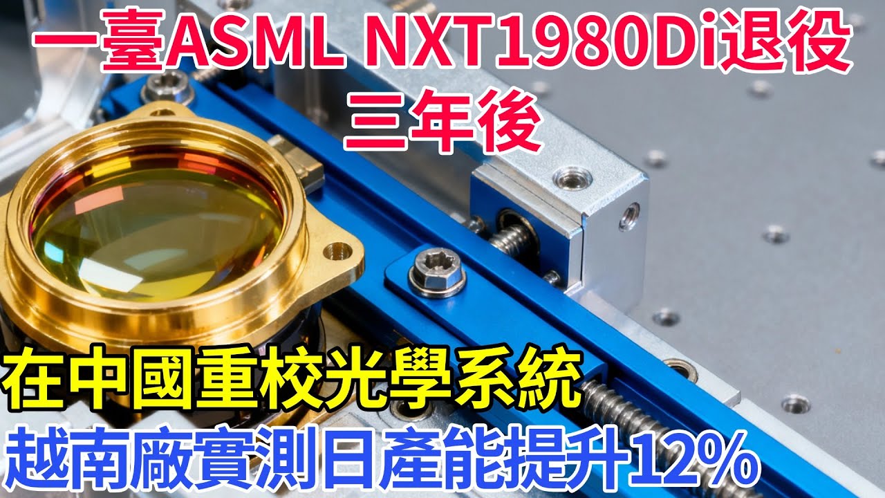 一台ASML NXT1980Di退役三年后 在中国重校光学系统 越南厂实测日产能提升12%#基建 #科技 #科普 #奇跡 #世界奇跡 #基建 ...