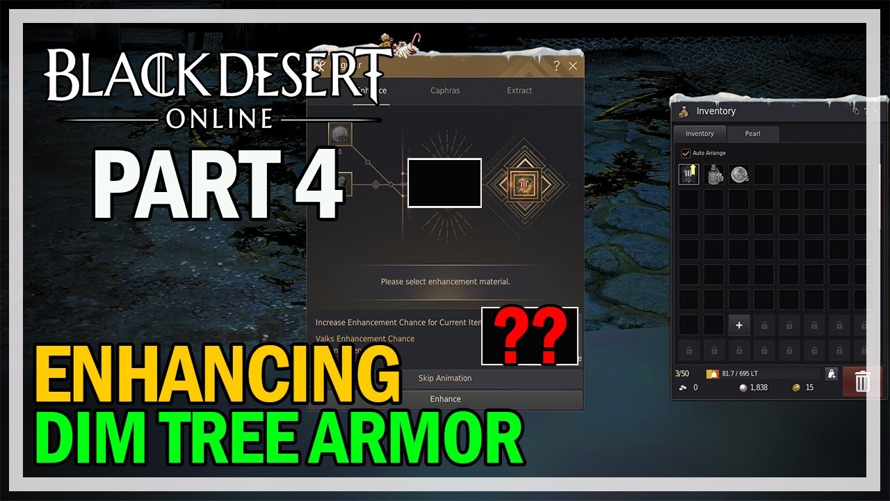 Enhancing Dim Tree Armor - Episode 4 - Black Desert Online - YouTube