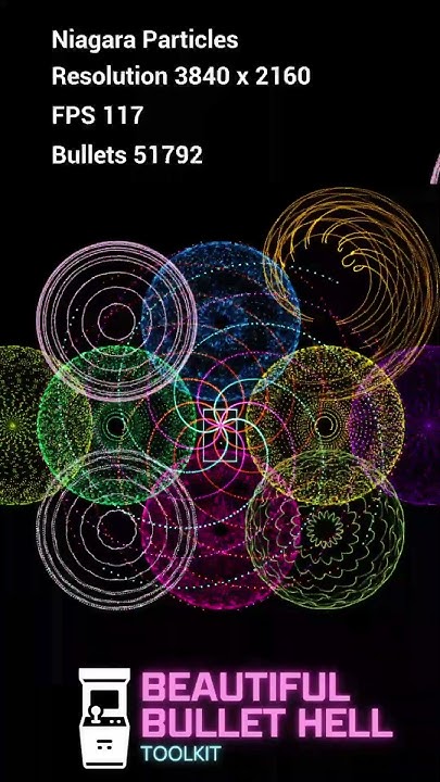 Beautiful Bullet Hell Toolkit - Stress Test 1 - 100,000+ projectiles ...