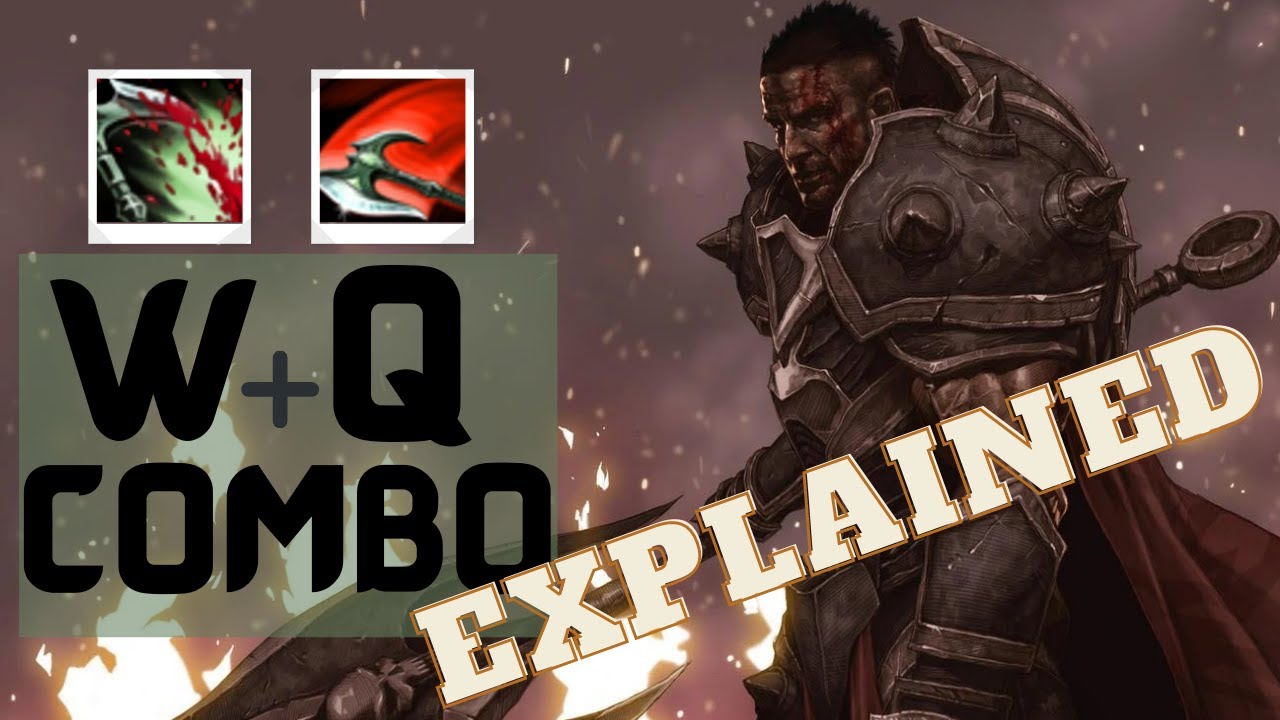 Darius Hidden W Q Combo explained - League of Legends - YouTube