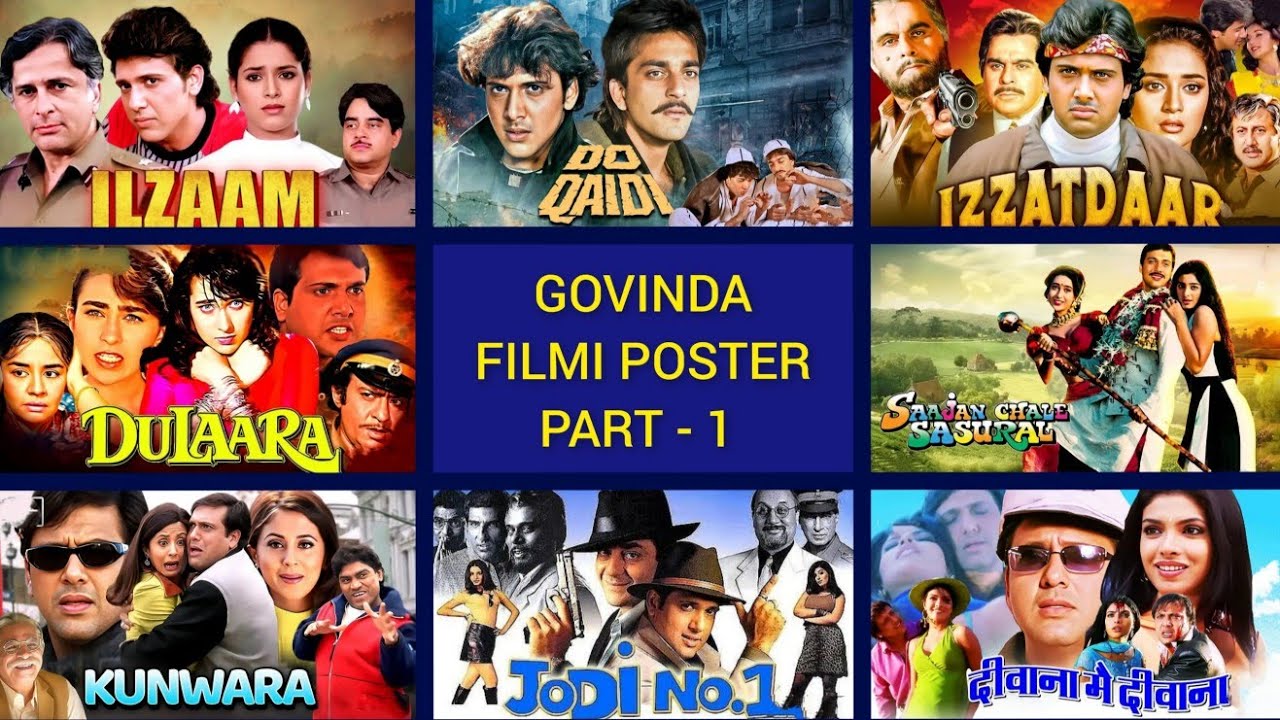GOVINDA FILMI / Movie POSTER PART - 1 #Govinda All Cinema /Filmi ...