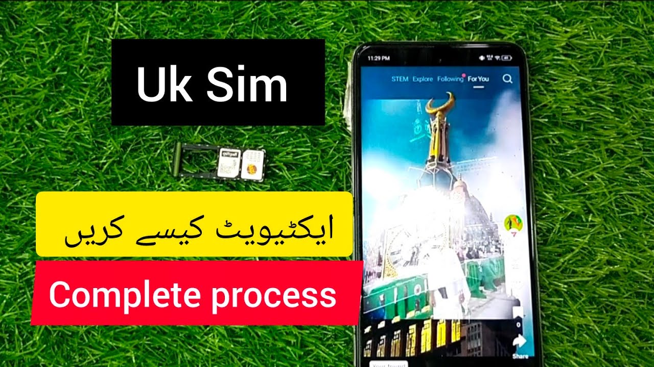 How To Activate UK Sim In Pakistan - YouTube
