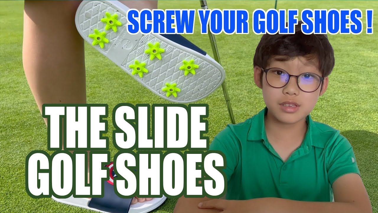 The Slides Golf Shoes - YouTube