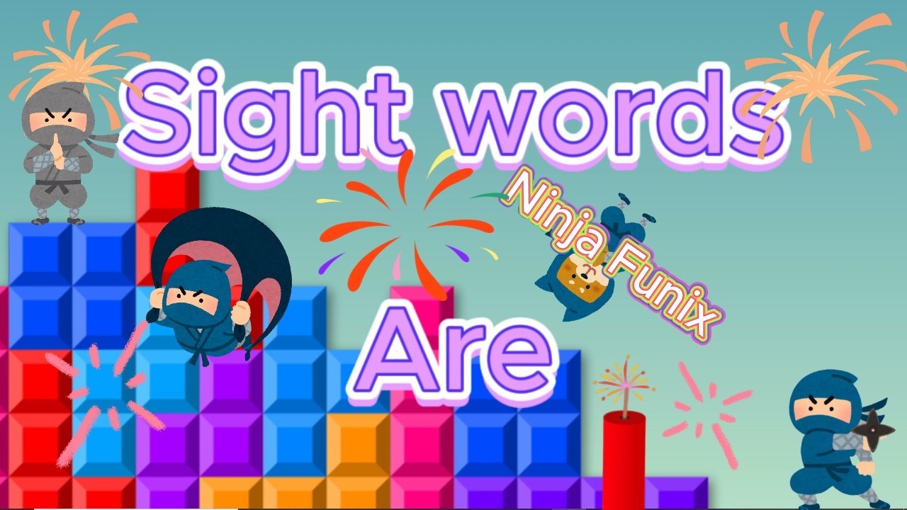 Practice the Sight Word 'Are' with Ninja Funix | Fun Sentences & a ...