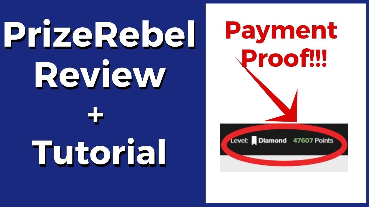 PrizeRebel Review + Full Tutorial (💰Payment Proof Included💰) - YouTube