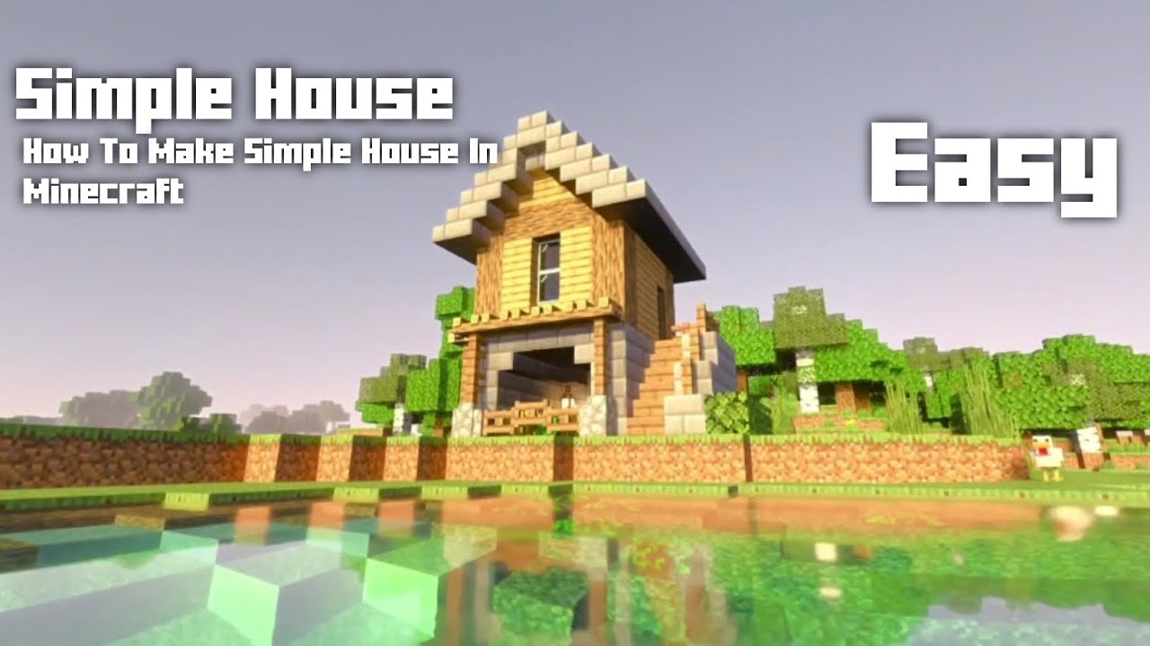 HOW TO MAKE A SIMPLE HOUSE IN MINECRAFT! || Muhamad Rival Saputra - YouTube