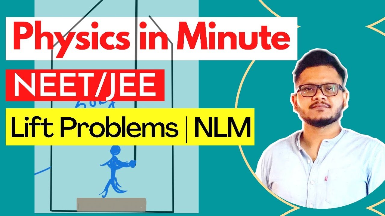 Physics in Minute | Lift Problems | Weighing Machine Problems | NLM ...