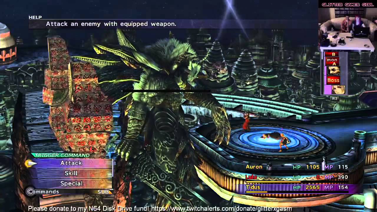 Final Fantasy X/10 (PS4) - Final Battle (Sin / Yu Yevon) - YouTube