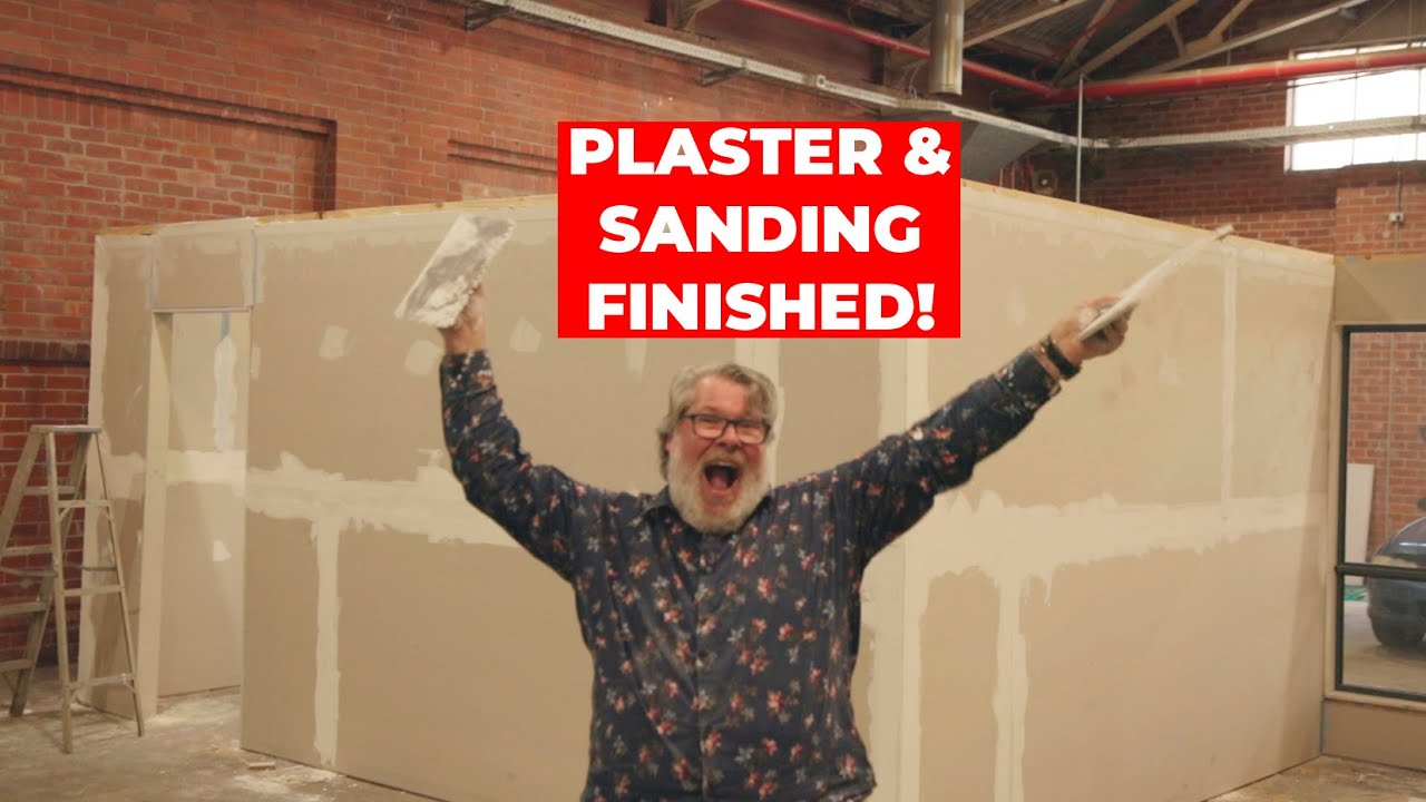 Come on a TOUR as I Plaster & SAND the NEW Walls - YouTube