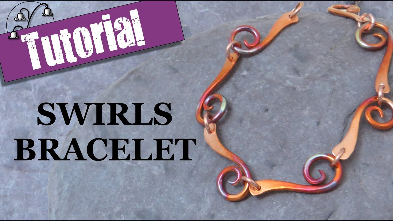 Swirls Bracelet: Forged Wire Jewellery Tutorial - YouTube