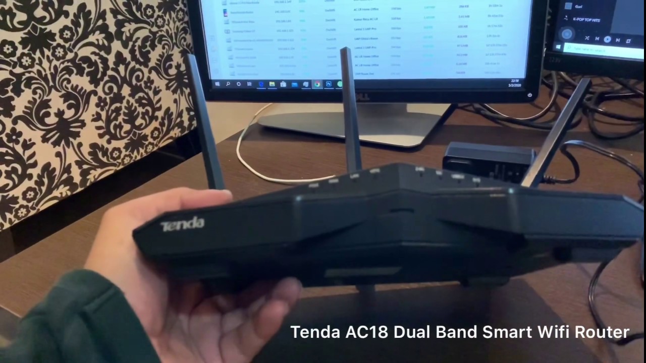 Tenda AC18 Dual Band AC 1900 Smart Wifi Router - YouTube
