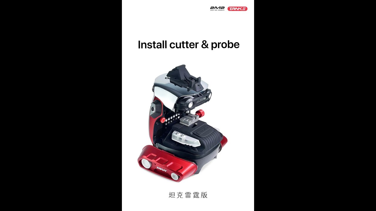 Install cutter and probe - YouTube