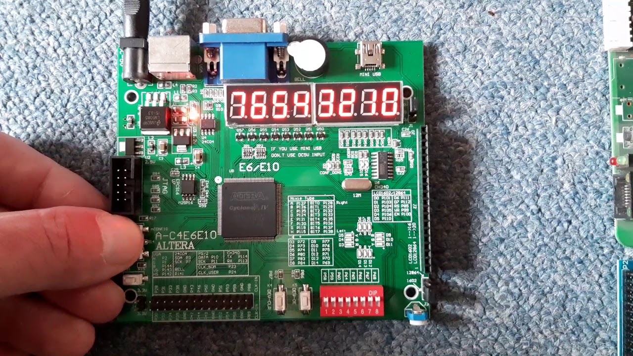 EP4CE10E22C8N altera fpga cyclone IV development board, delivery FPGA ...