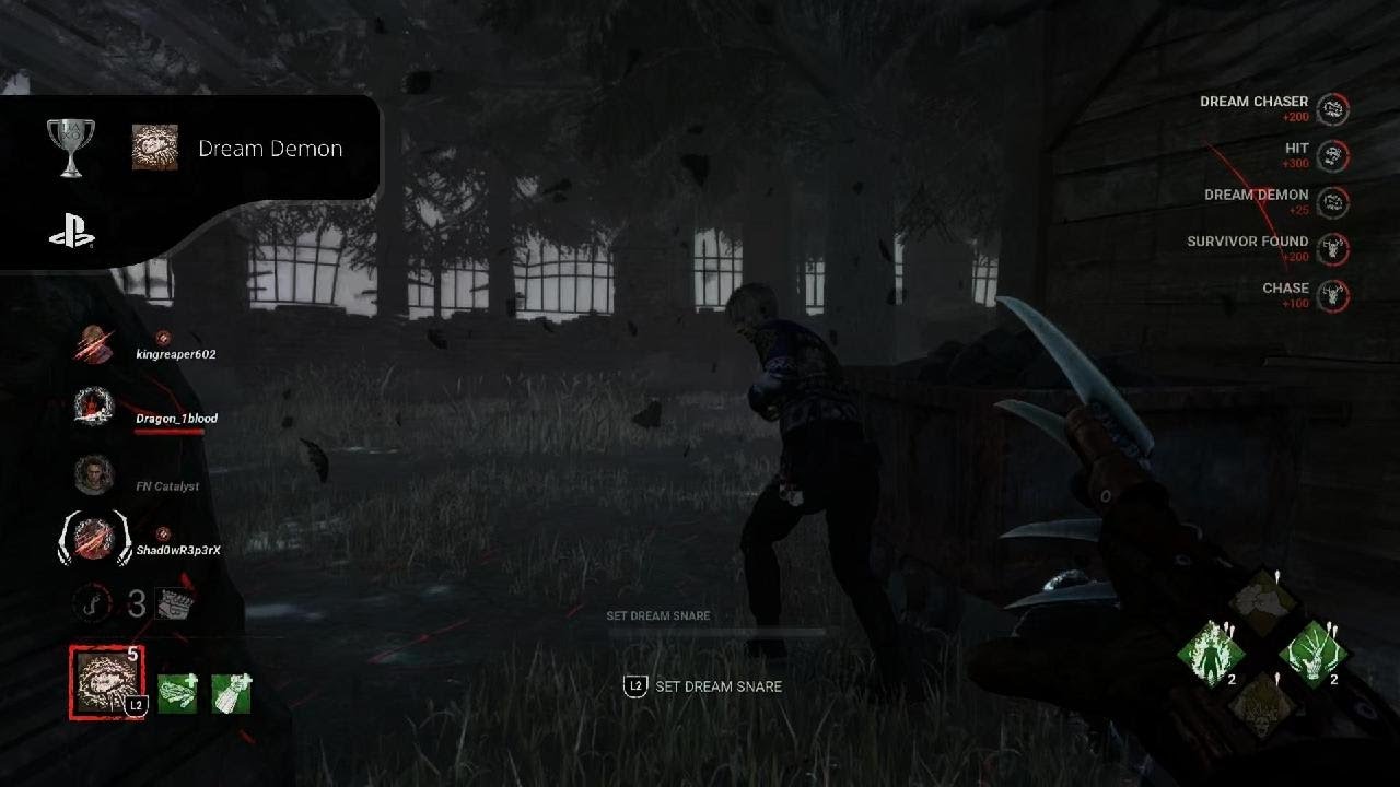 Dead by Daylight Dream Demon Trophy Unlocked PS4 Version - YouTube