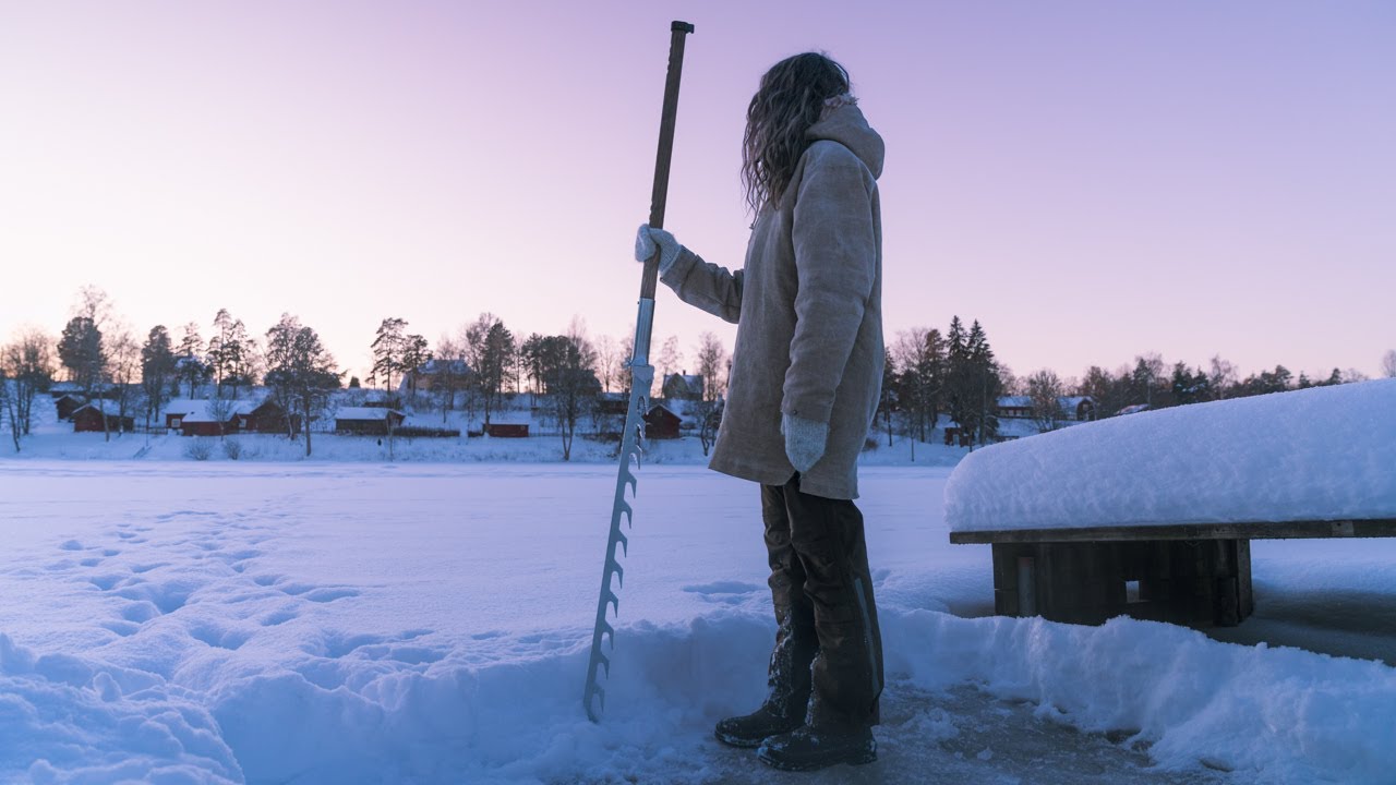 Conquering the Cold: How to take an Ice Bath in a Frozen Lake - YouTube