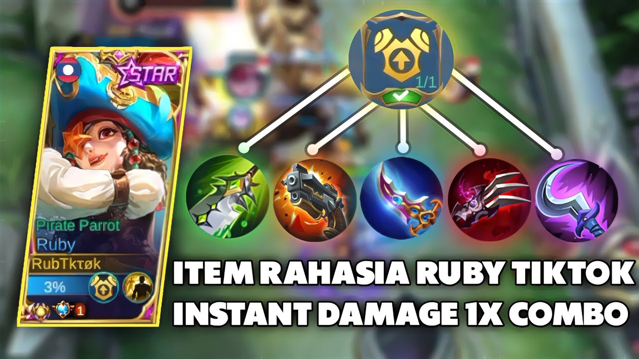 Item Ruby Tersakit 2022 - Tutorial Bermain Ruby | Build Ruby Tersakit 2022 | Top 1 Global Ruby ...