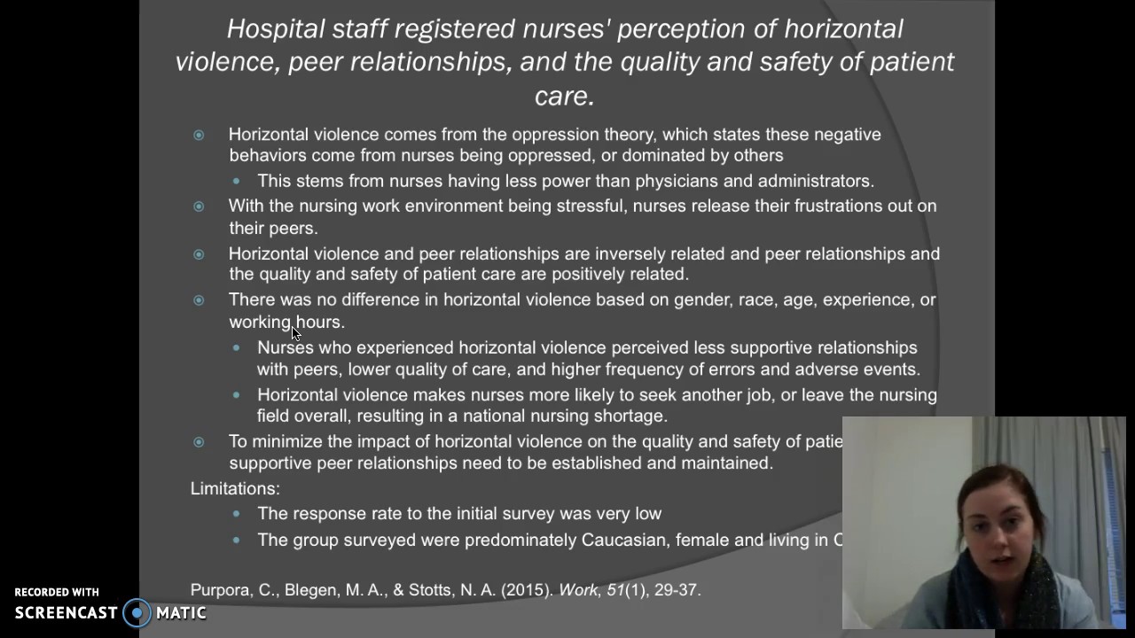 Horizontal Violence in the Workplace - YouTube