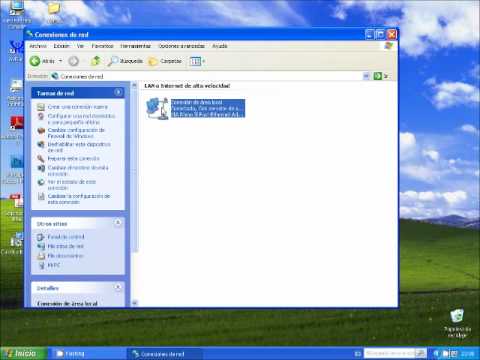 Configuracion de direccion IP en windows XP y 7 - YouTube