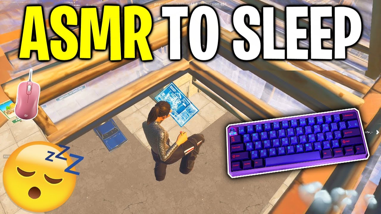 [ASMR] ⌨💤 Gaming To Sleep ASMR Satisfying Mechanical Keyboard Sounds ...