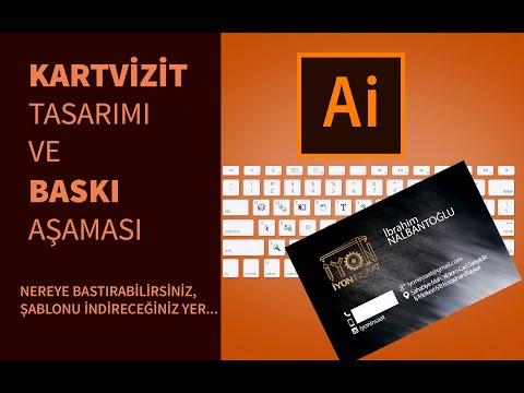 KARTVİZİT TASARIMI VE BASKI AŞAMASI (How to Create Business Card in Illustrator CS6)