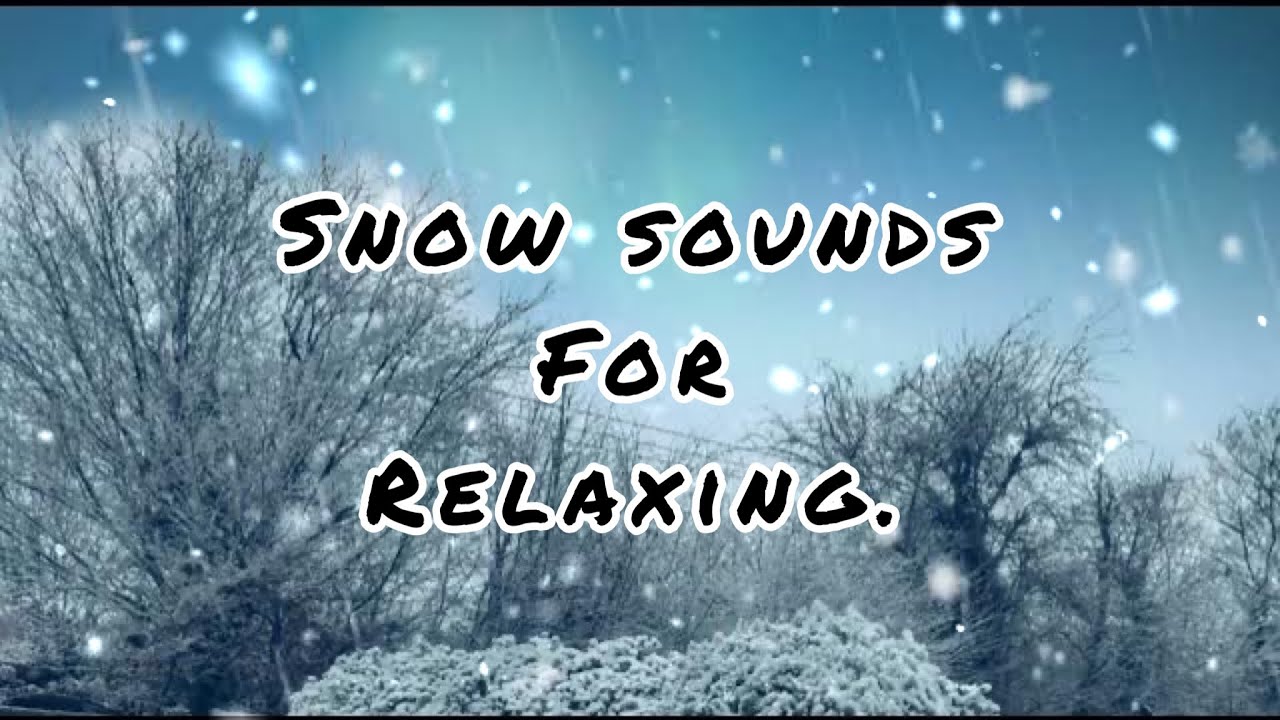Blizzard Music for sleep, Relaxing. snowstorm sounds , 10 minut - YouTube