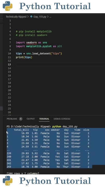 Plot A Linear Regression In Python | Python Tutorial - YouTube