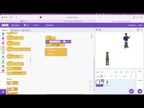 Scratch Message Broadcast and insert Sound -10 - YouTube