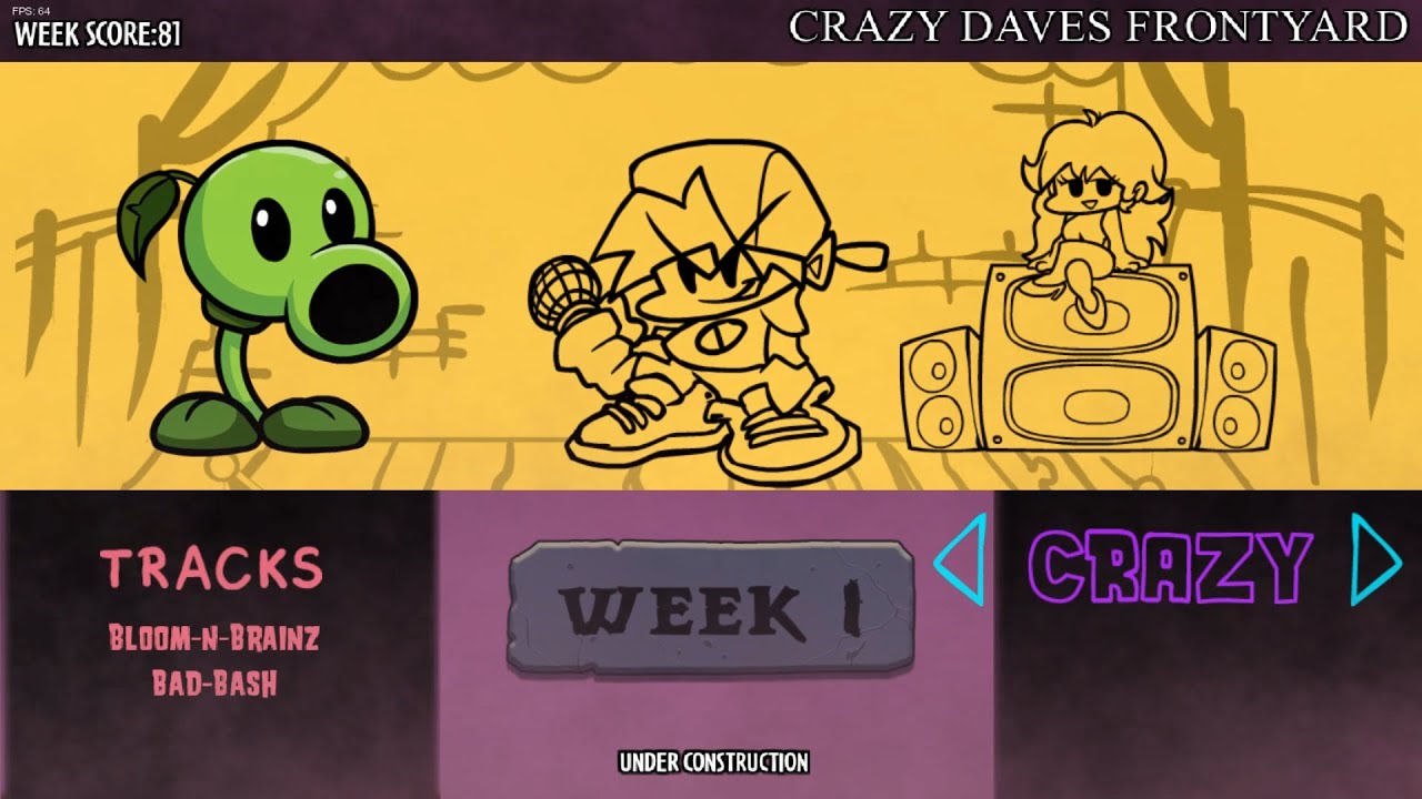 FNF: Plants VS Rappers EXTREME DIFFICULT Friday Night Funkin' – mods ...