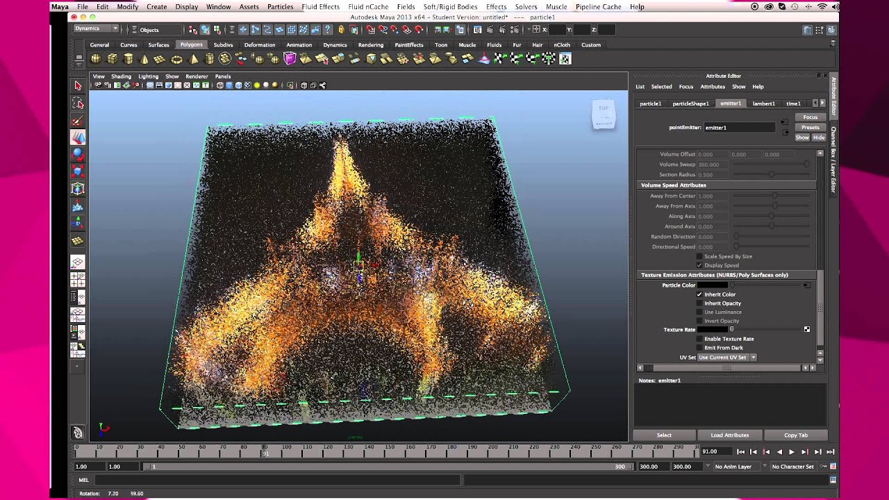 #HowTo Particle Maya effect // efecto particulas Parte (2-3) - YouTube