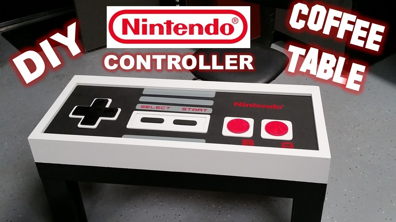 DIY Retro Gaming Furniture - NES Coffee Table - YouTube