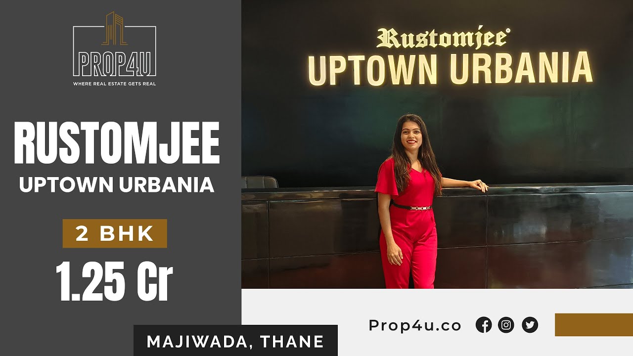 Luxurious 2 BHK at Rustomjee Uptown Urbania | Price 1.25 Cr | Infinity Pool | Township - YouTube